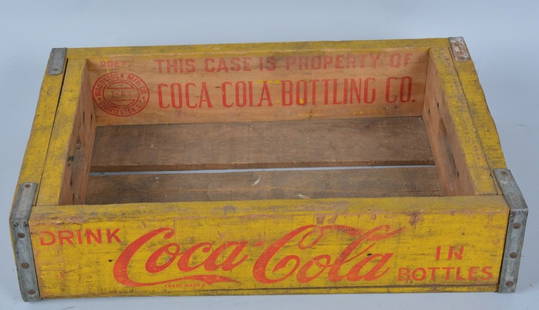 Vintage Wood Coca Cola Case