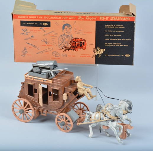 Ideal Roy Rogers Fix It Stagecoach W/ Box
