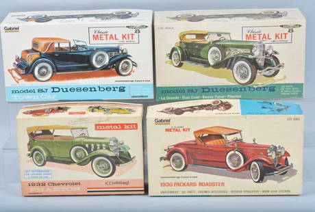 Gabriel Model Sj Duesenberg Town Car 1:18 Scale Classic Metal Kit