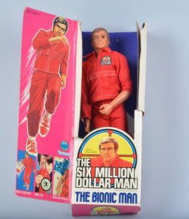 1973 Six Million Dollar Man Action Figure In Box