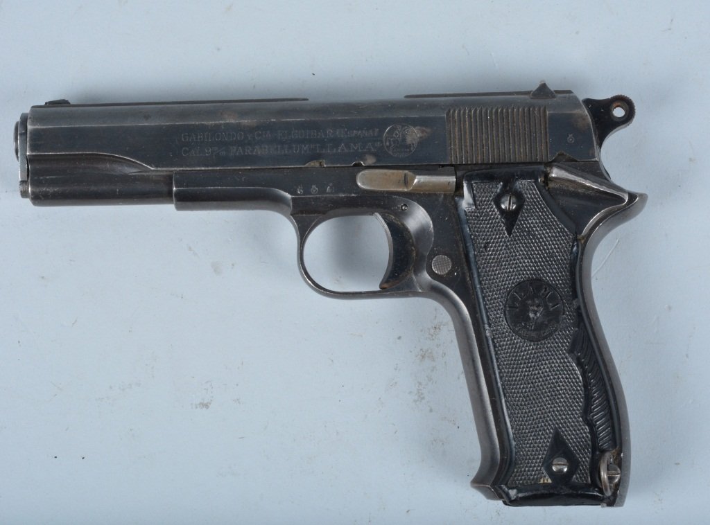 Llama Spain 9x19 Semi Automatic Pistol