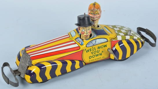 1939 Marx Charlie Mccarthy & Mortimer Snerd Private Car