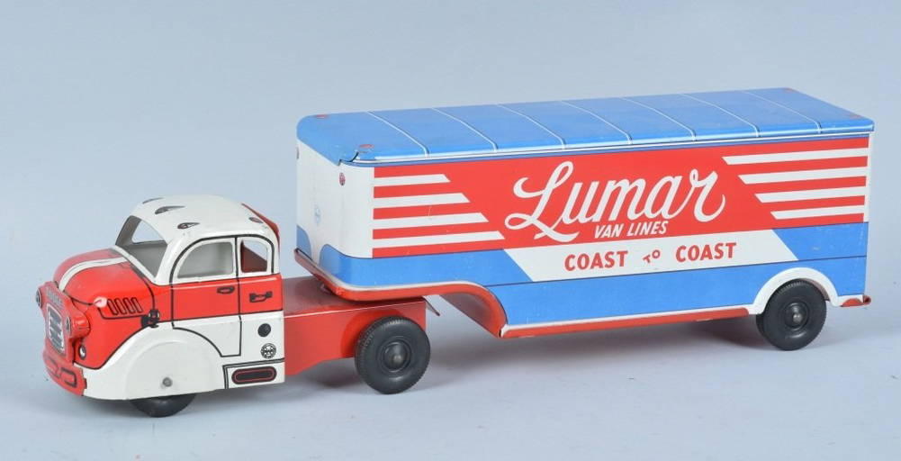 Marx Pressed Steel Lumar Van Lines Semi Truck