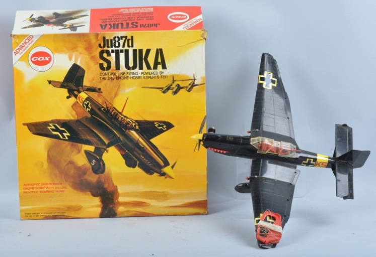 COX Ju87d STUKA GAS POWERED AIRPLANE w/ BOX - Oct 17, 2015 | Milestone ...