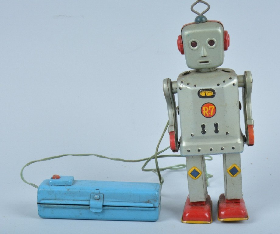 JAPAN Battery Op FLASHY JIM R7 ROBOT - Nov 01, 2015 | Milestone ...