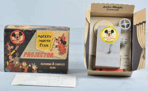 Mattel Toy Mickey Mouse Club Newsreel Projector
