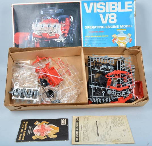 Revell Visible V8 Model Kit W/ Box