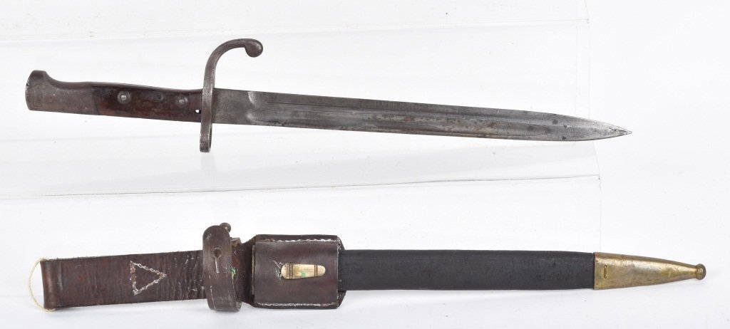 Brazilian M1908 Mauser Bayonet, Frog, & Scabbard