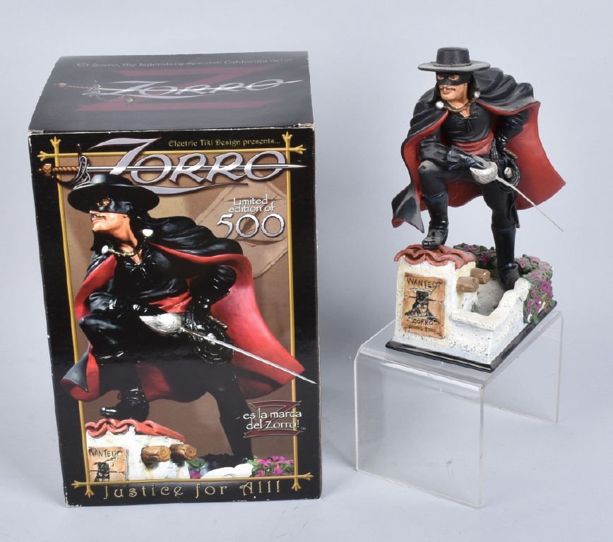 ELECTRIC TIKI DESIGN ZORRO STATUE LE OF 500
