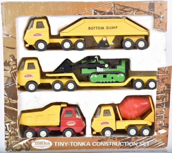 Tonka Tiny Tonka Constructuion Set W/ Box