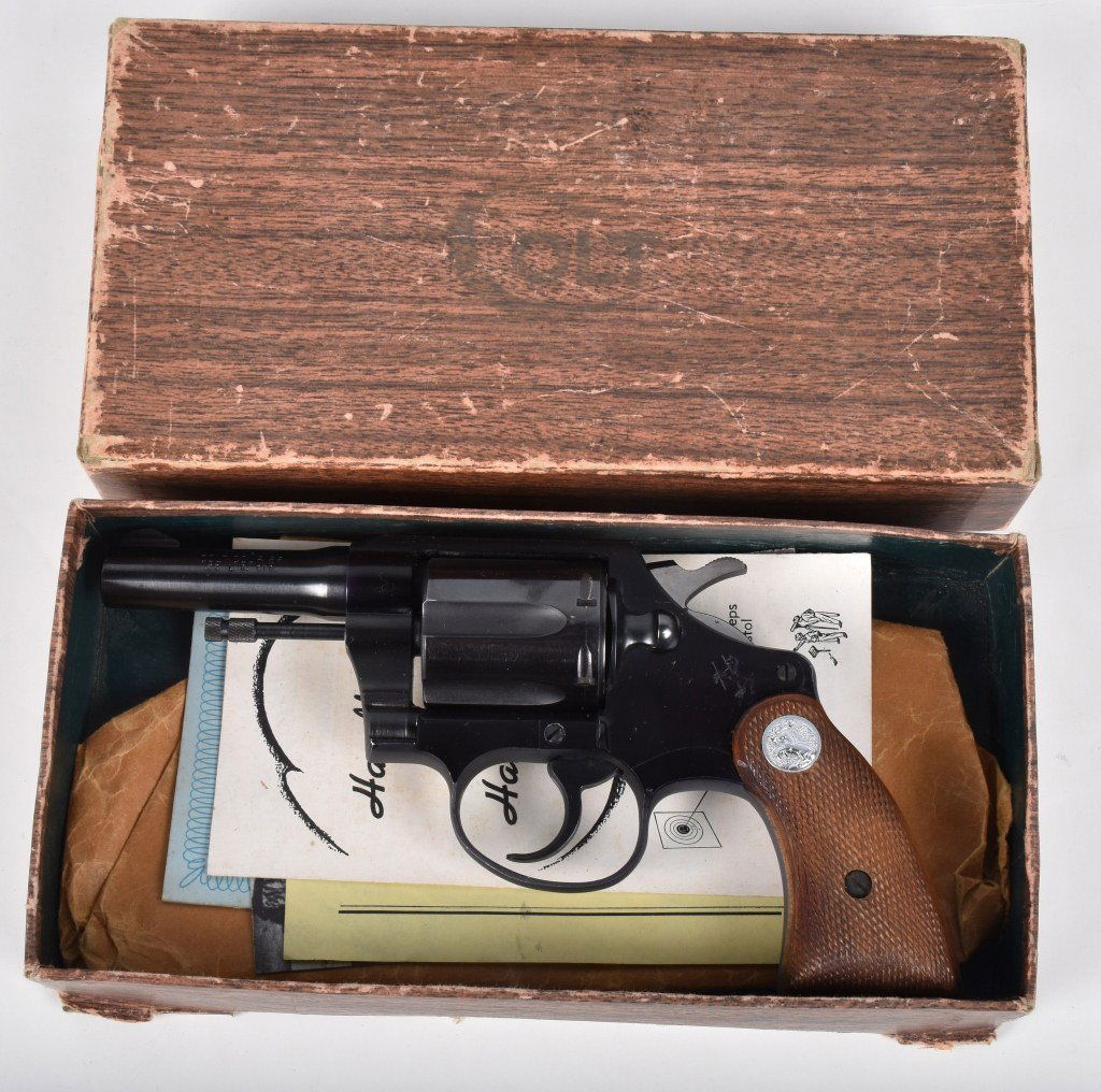 COLT COURIER DA .22 REVOLVER, BOXED