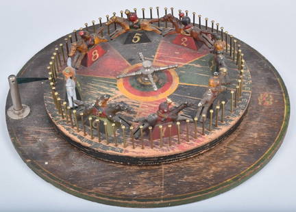 Antique Tabletop George Mason & Co. Roulette Wheel