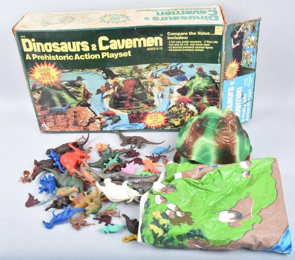 DINOSAURS & CAVEMAN PLAYSET BY DFC W/BOX - Jun 18, 2016 | Milestone ...
