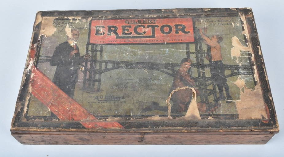 Erector #4 Bridge Building Set W/ Box