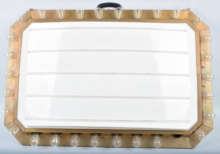 Vintage Light Up Sign W/ Space For Letters