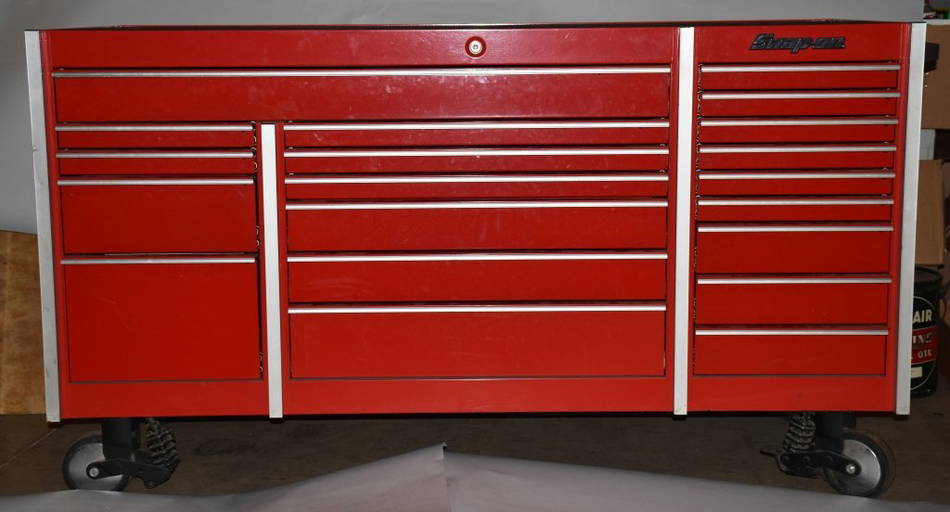 72" Snap On Rolling Tool Box Model #krl7003b Red