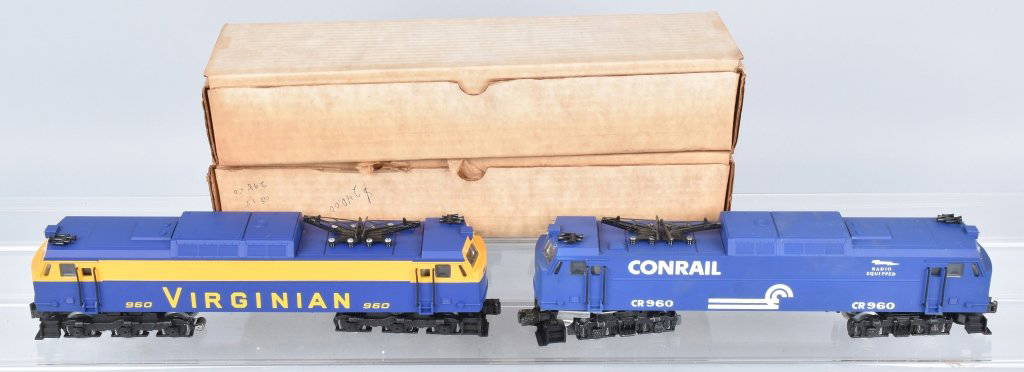 2 Williams Engines, Virginian & E6 Conrail, Boxed