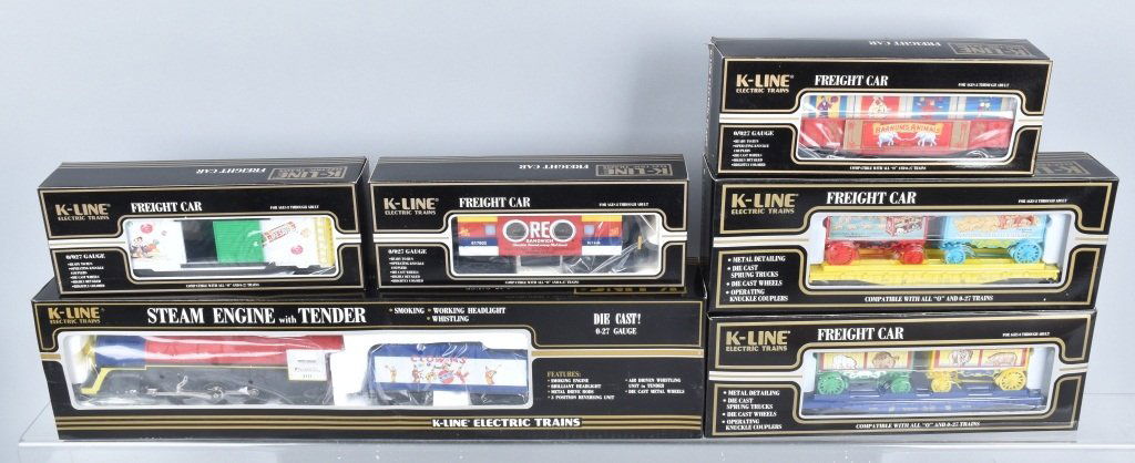 K-LINE NABISCO BARNUM CIRCUS TRAIN SET, BOXED