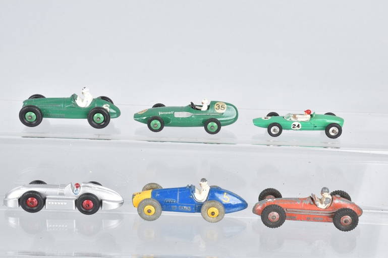 6 English Issue Dinky Race Cars 23h 239 23n 241