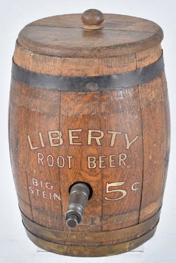 Liberty Root Beer Syrup Dispenser