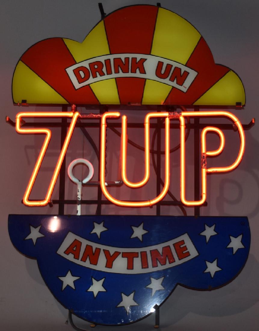 VINTAGE 7-UP NEON SIGN