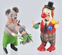 Schuco, Wind-up Clowns & Mouse - Sep 11, 2021 | Miller & Miller ...