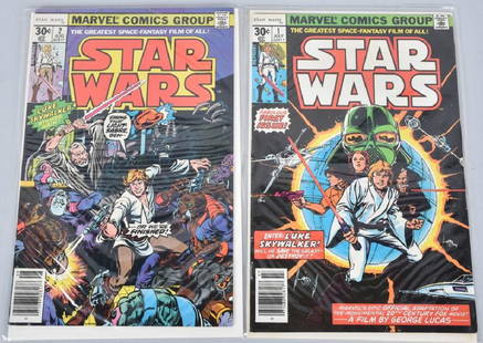 Marvel Star Wars #1 & #2 Comic Books