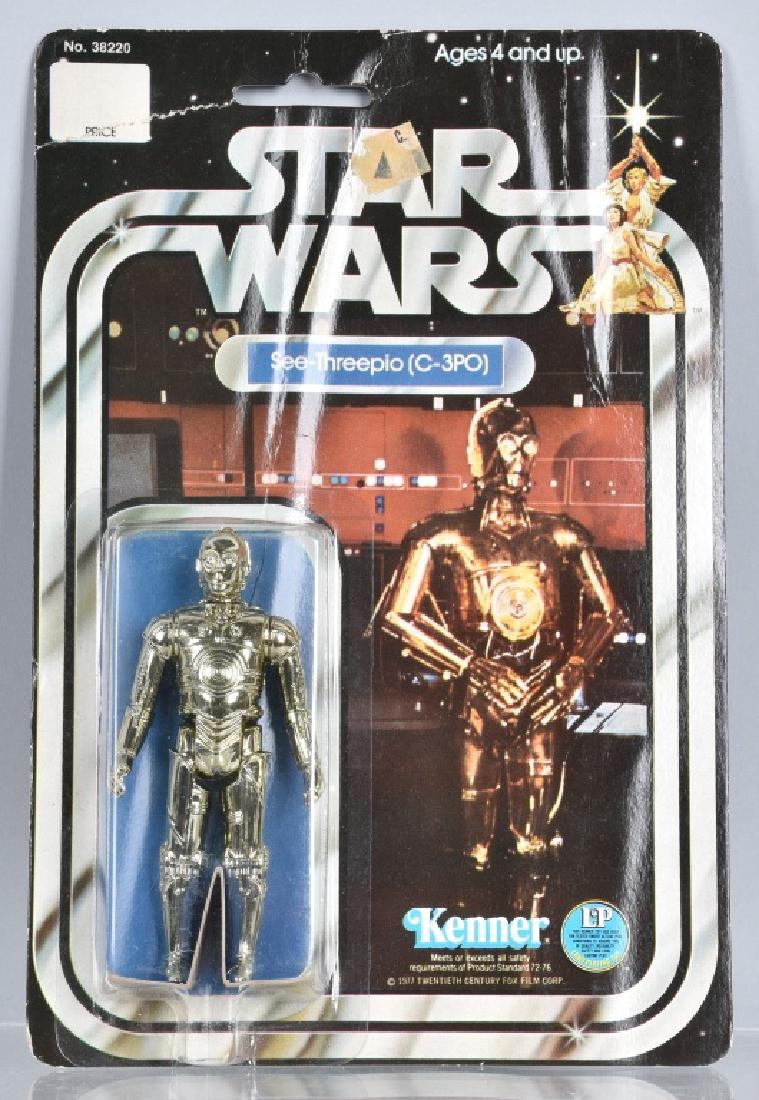 1977 Star Wars C 3po Action Figure 12 Back B Moc