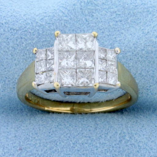 2ct TW Princess Cut Invisible Set Diamond Ring in 14k - Mar 30, 2019 ...