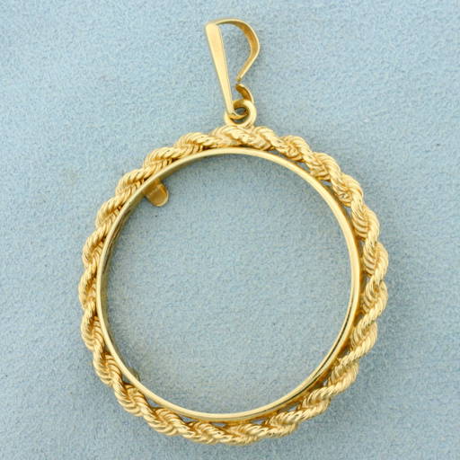 Krugerrand Coin Bezel in 14K Yellow Gold - Feb 03, 2022 | Eric's Estate ...