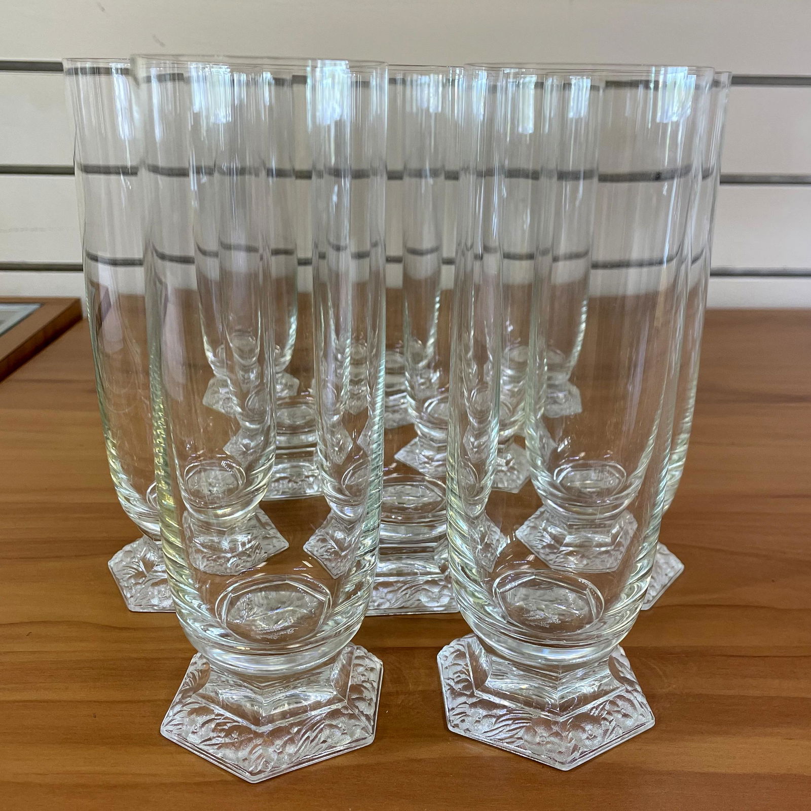 Rosenthal Maria Footed Highball Crystal Glasses Set of 10 (#17167) on ...
