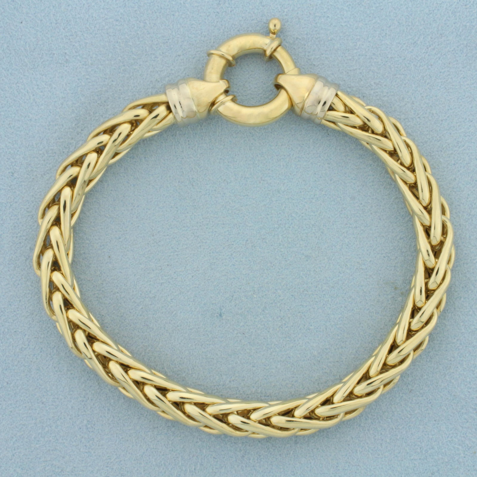 Italian Foxtail Link Bracelet in 18k Yellow Gold - Feb 27, 2023 | Eric ...