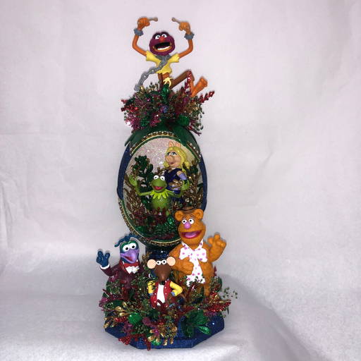Jm Henson Muppets Hand Created Emu Egg Sculpture