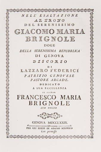 [genova Festivals] Federici. Nell’ Esaltazione...