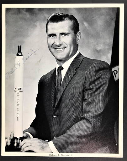 Richard Gordon Jr. Signed Inscribed Photo.