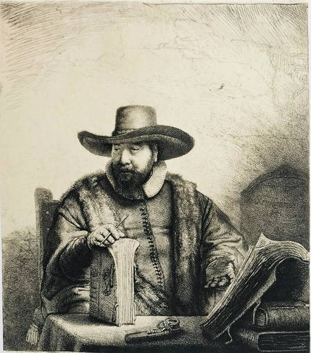 REMBRANDT. Cornelis Claesz Anslo, preacher. (#0406) on Jun 07, 2022 ...