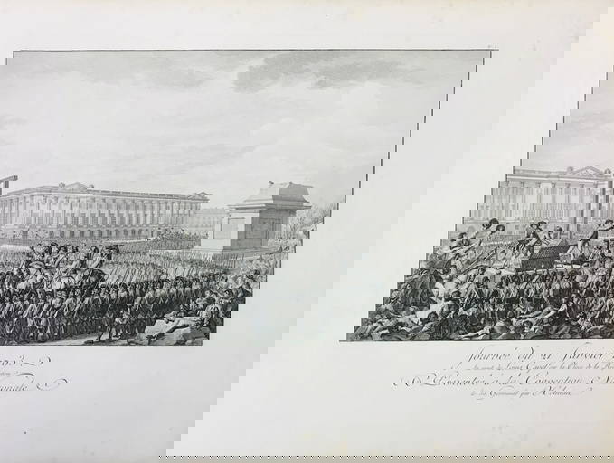 The Execution Of Louis Xvi. Helman. Journée Du 21 Janvier 1793. La Mort ...