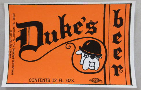 Vintage 3 1/2" Wide C.1960s Dad's Root Beer Label