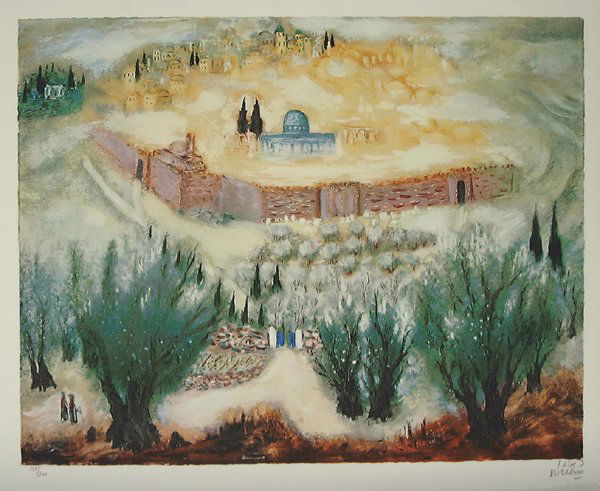 1: Reuven Rubin, Original S&N Lithograph, Israeli art