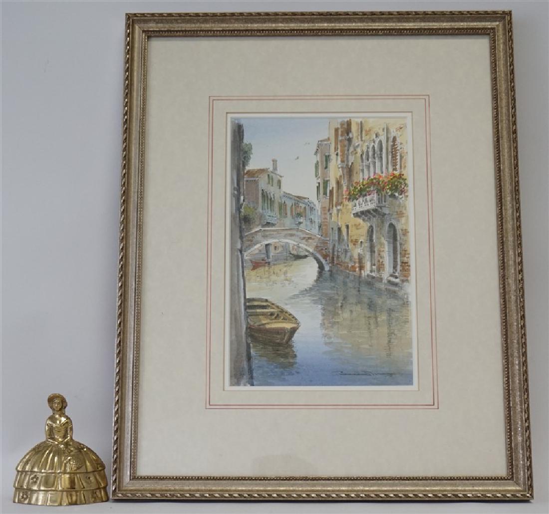 GIOVANNI BONAZZON WATERCOLOR VENICE