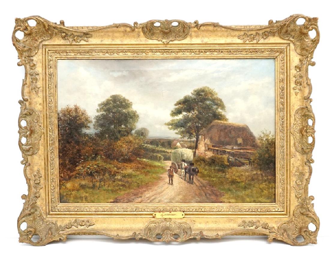 CARL BRENNIR (1850-1920) LANDSCAPE OIL