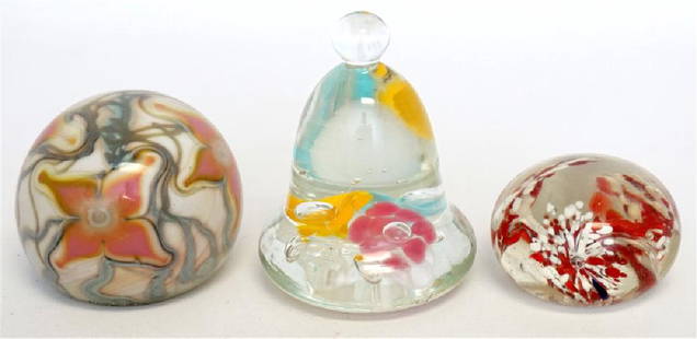 Vintage Signed Art Glass Bird Paperweight Joe St Clair