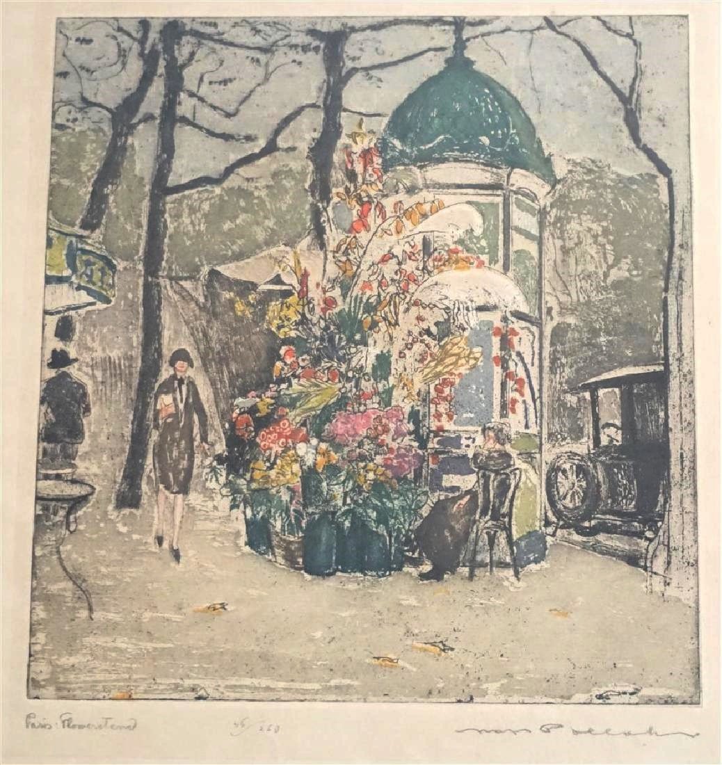 MAX POLLACK (1886-1970) PARISIAN ETCHING