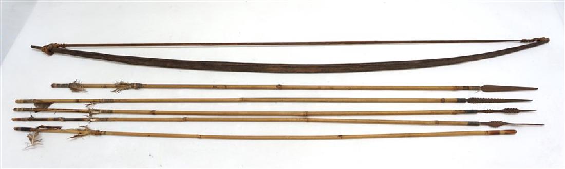 PAPUA NEW GUINEA BOW AND ARROWS