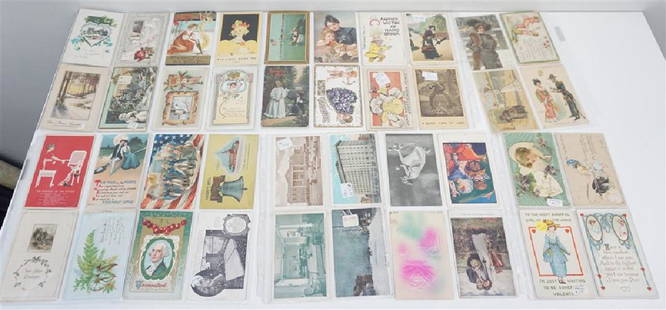 200 Antique Postcards Risque