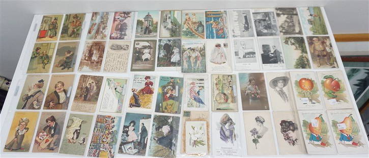 200 Antique Postcards Risque
