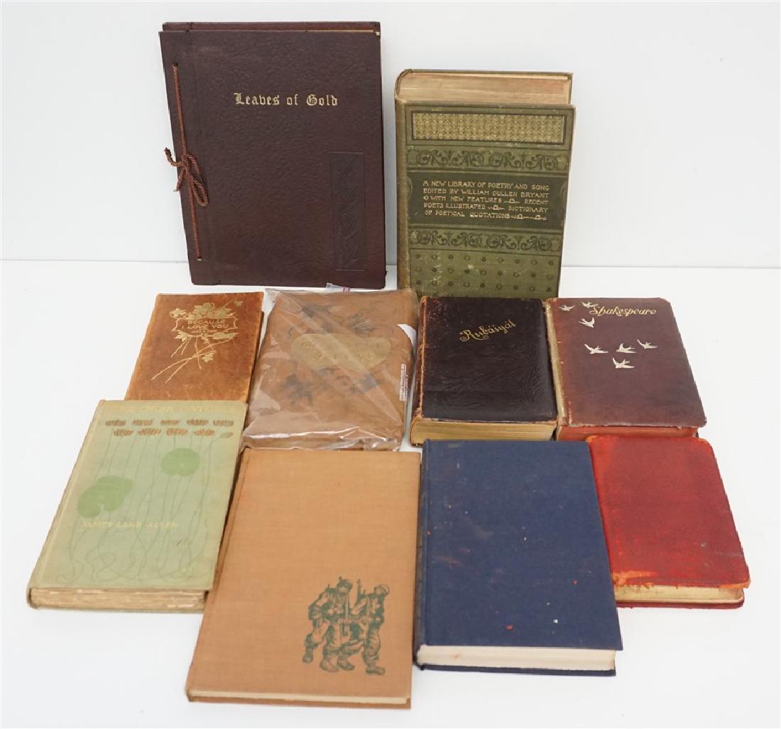 10 Antique / Vintage Collectible Books