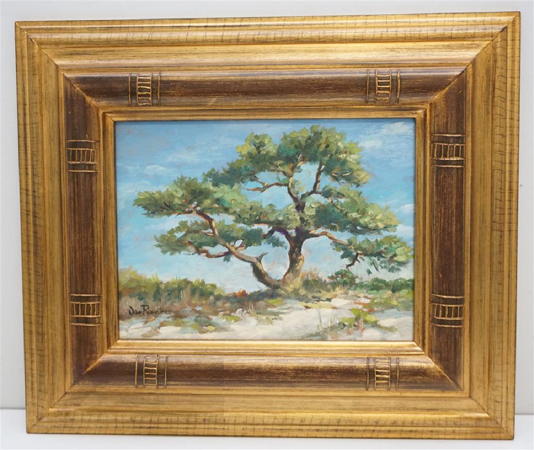 DAN ROUNTREE OIL ON BOARD LANDSCAPE