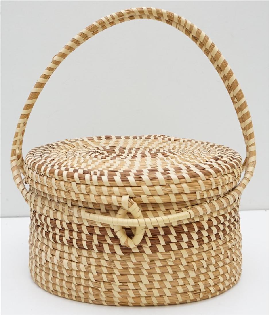 LARGE GULLAH SWEETGRASS BASKET