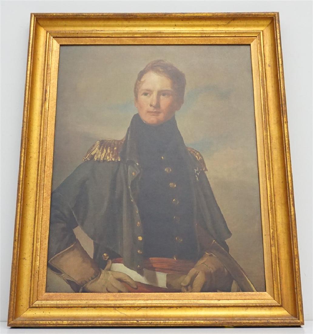 FRAMED MAJOR THOMAS BIDDLE PORTRAIT PRINT